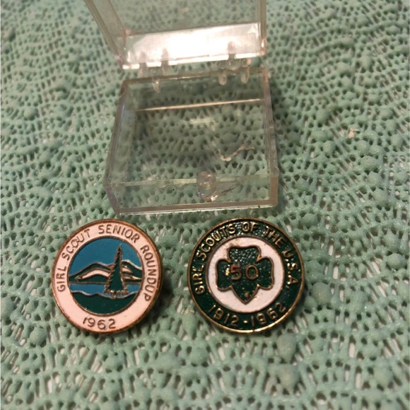 Girl Scouts | Other | Vintagegirl Scouts Commemorative Pins | Poshmark